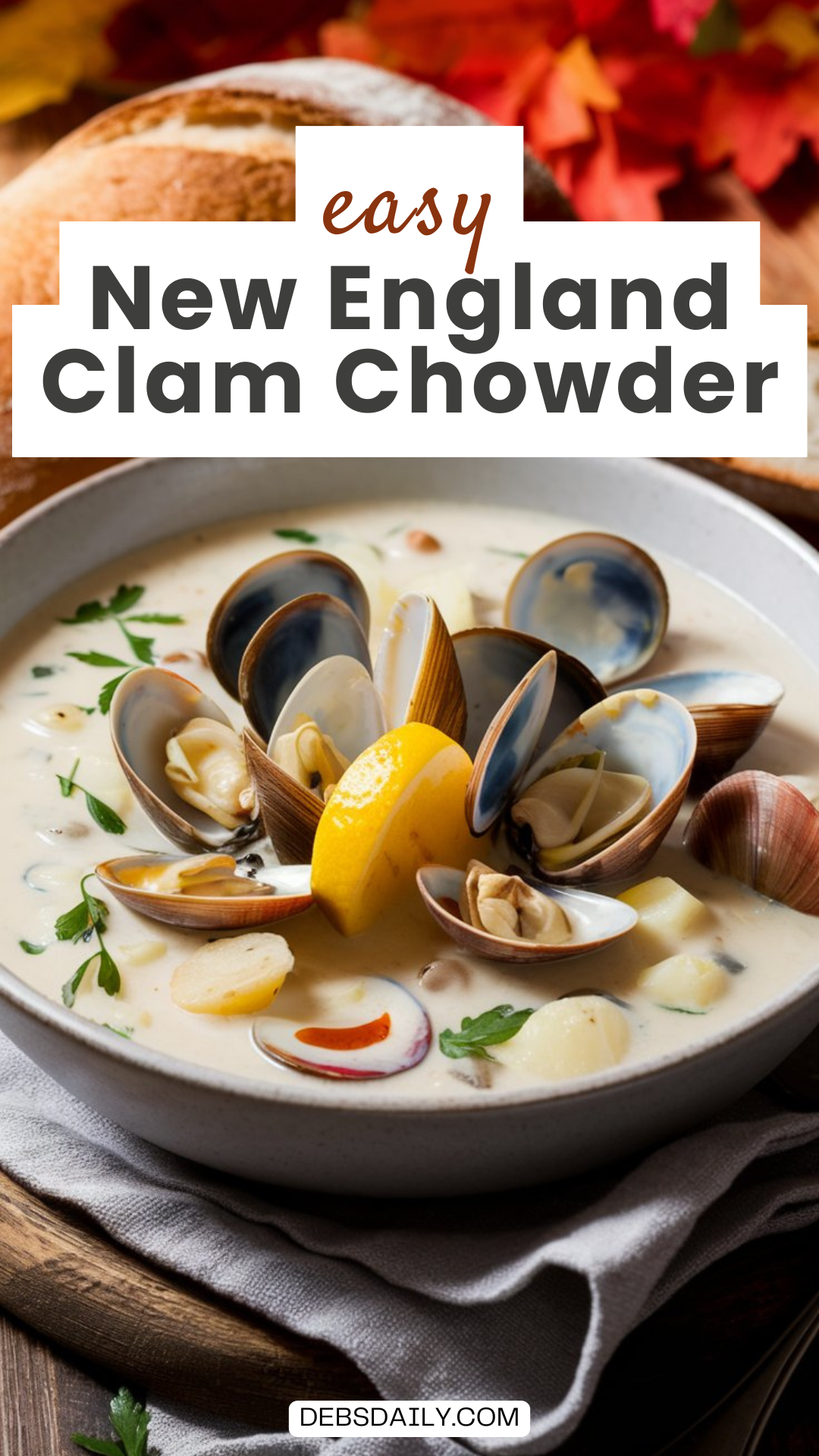 Creamy New England Clam Chowder Recipe | Easy Guide