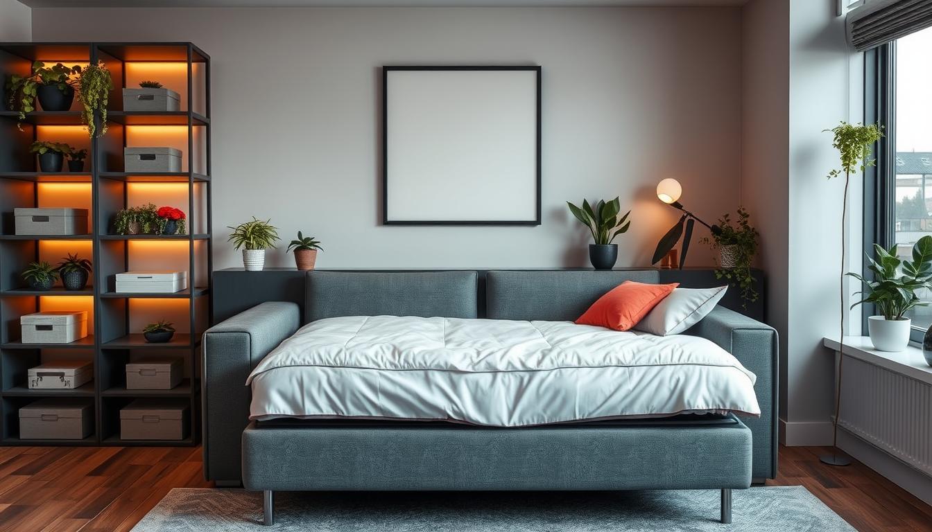 How to Create a Dual-Purpose Guest Room and Storage Space - Debs Daily